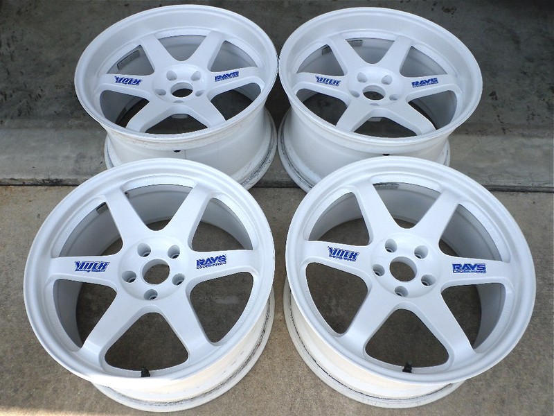 Volk Te37 White 19x9.5 +22, 19x10.5 +22, 5x114.3 by Tom L. › WheelFlip.com