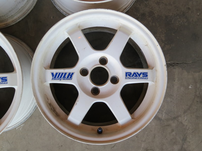 Volk FORGED TE37 WHITE 15x6.5 +35, 4x100 by Tommy H. › WheelFlip.com