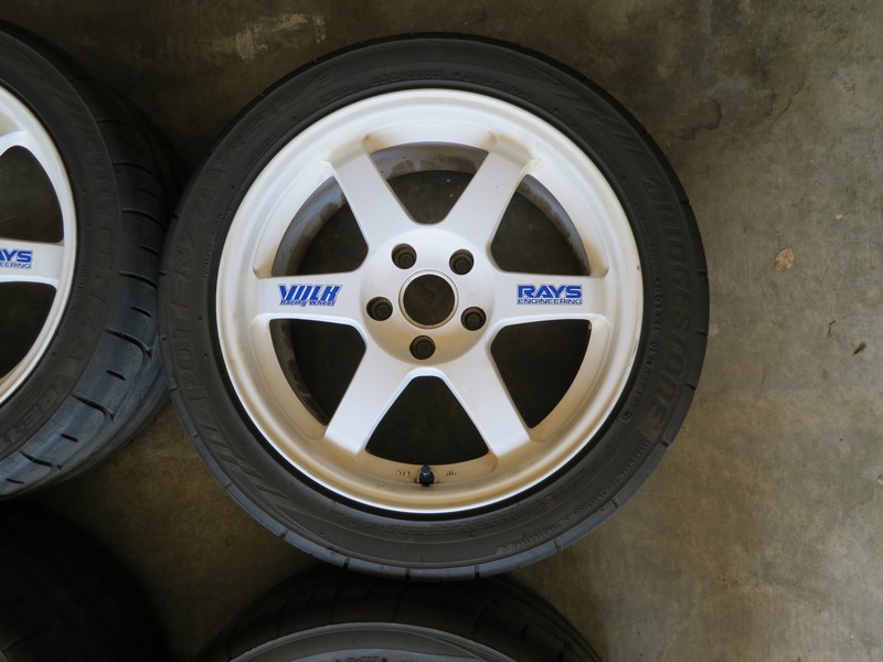 Volk TE37 Forged White 17x8 +38, 17x9 +40, 5x114.3 by Tommy H ...