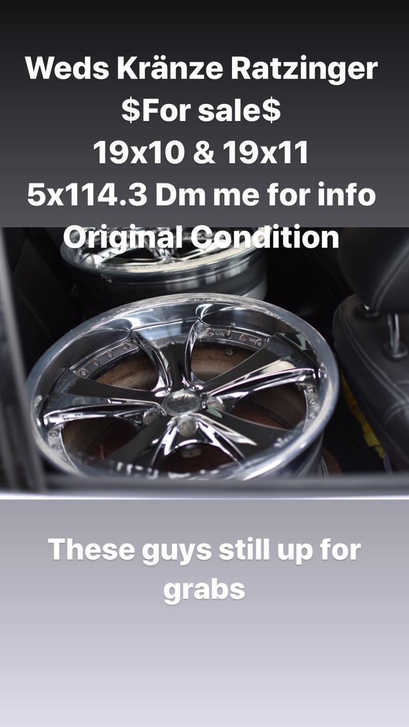 Weds Kranze Ratzinger 19x10 +22, 19x11 +25, 5x114.3 by Joseph C ...